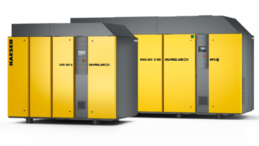 Rotary screw compressors