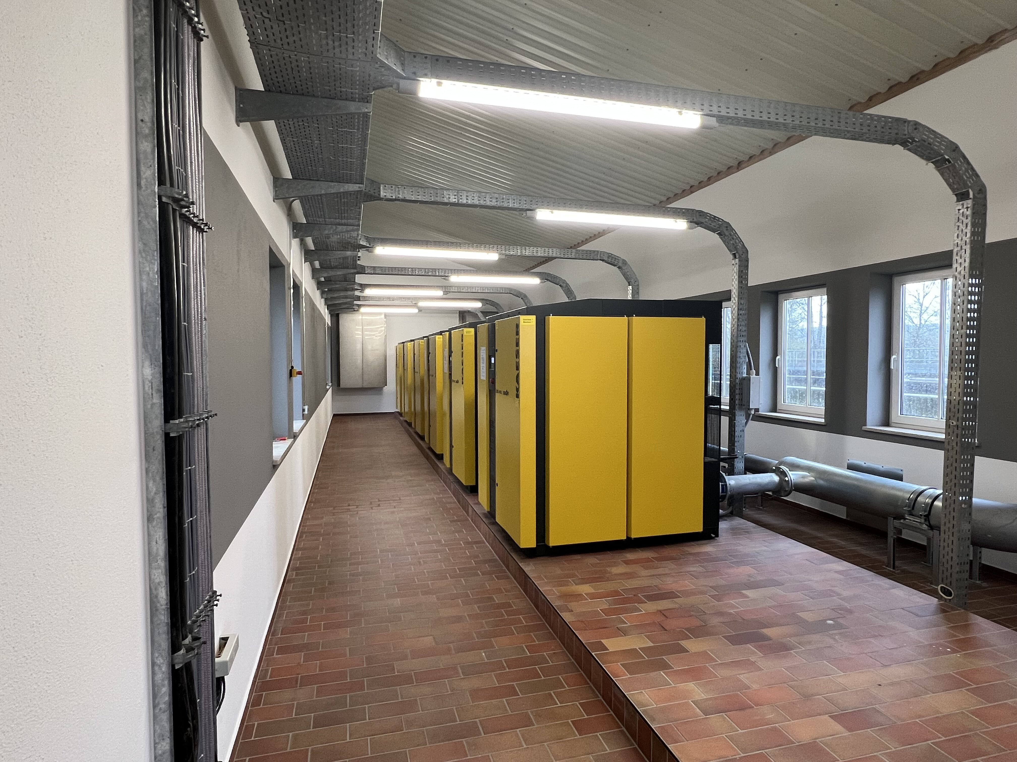 Six rotary screw blowers for a wastewater treatment plant - KAESER ...